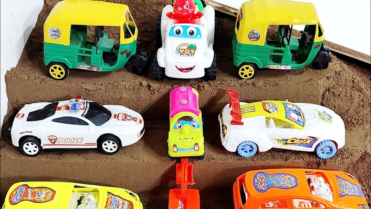 gadi wala cartoon | tractor wala cartoon | toy helicopter ka video ...