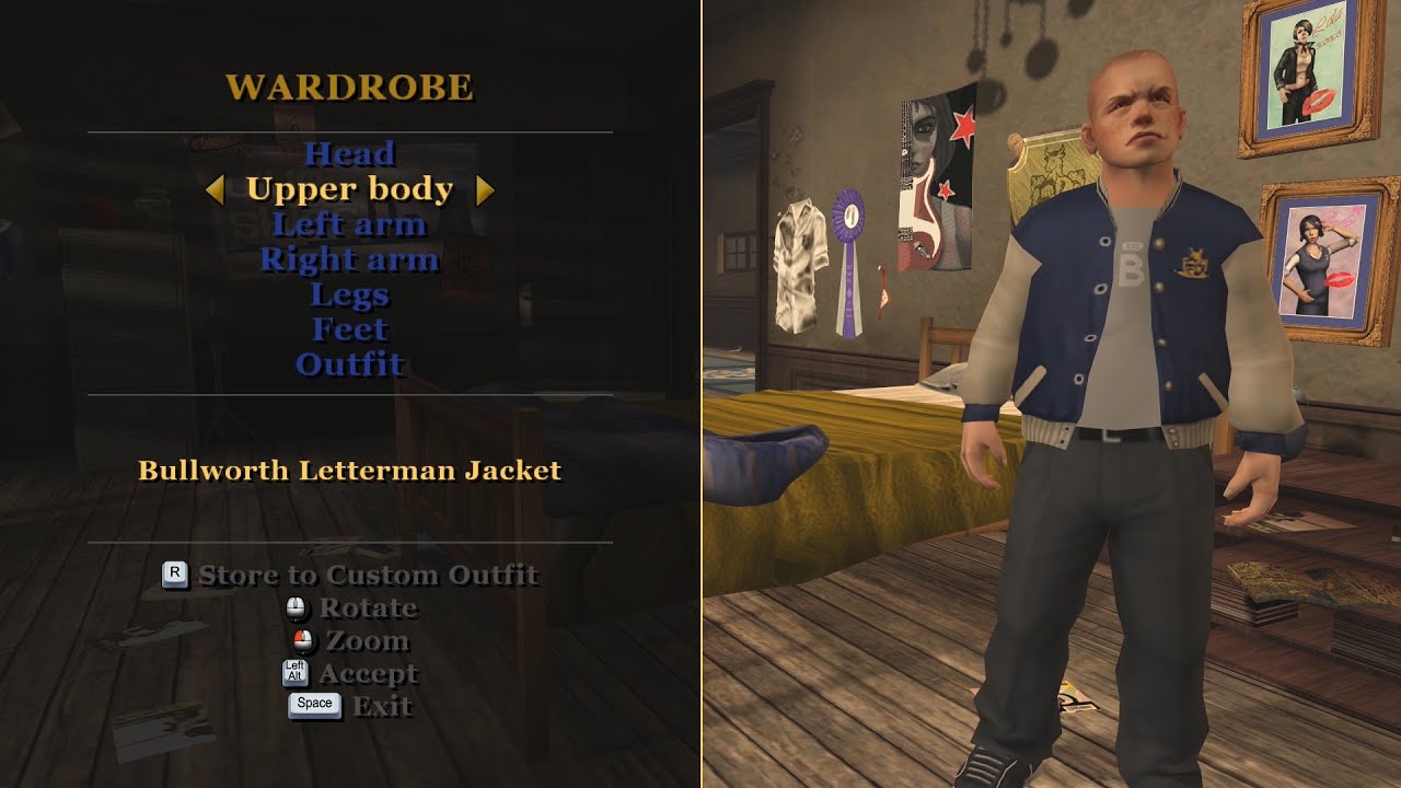 Bully Beta - Beta Bullworth Letterman Jacket Recreation Mod - YouTube