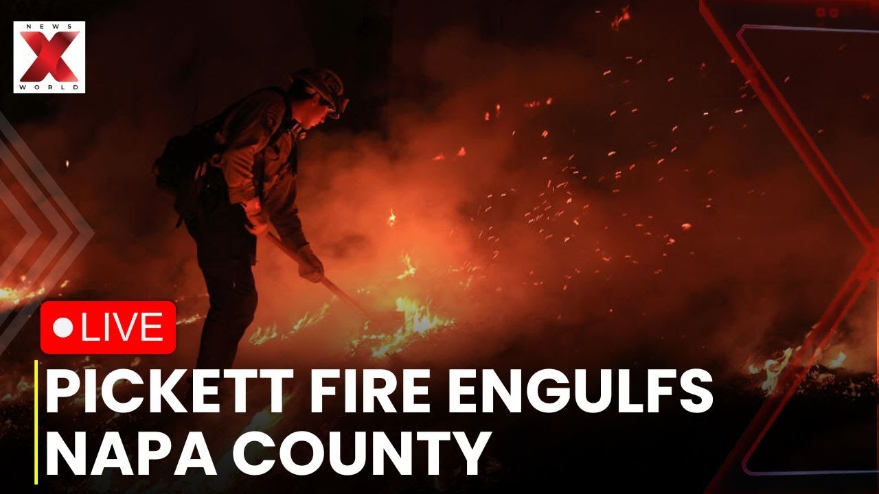 Pickett Fire California LIVE : Firefighters Battle Massive Pickett Fire ...