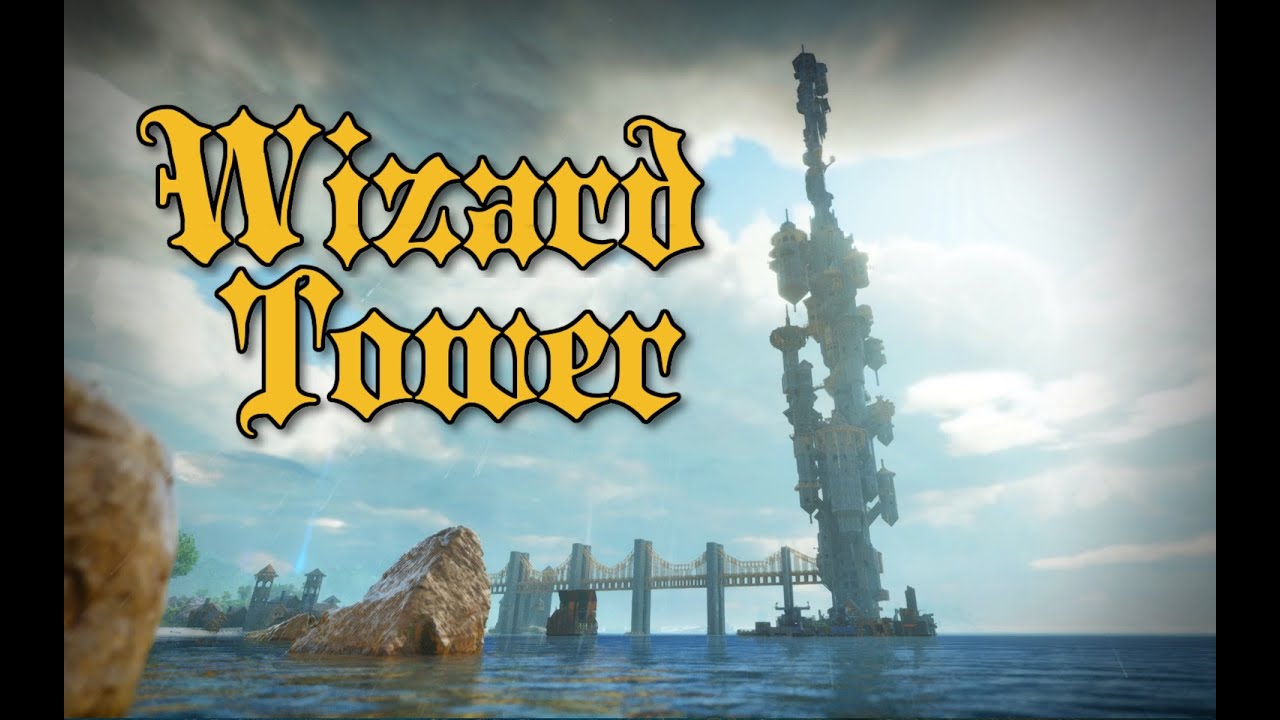 Ark:SA - SuperDooM's Wizard Tower - Epic Build Showcase - YouTube