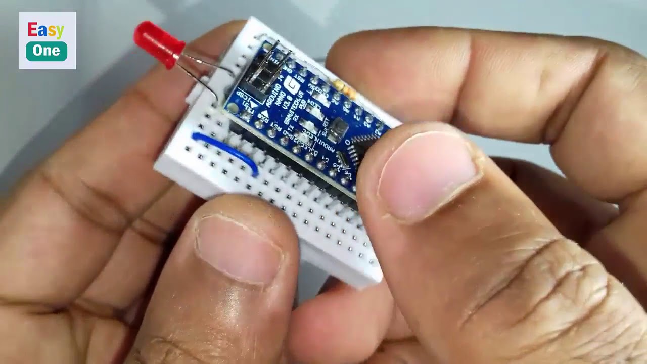 How To Blink Led With Arduino Nano Tutorial Youtube 9588