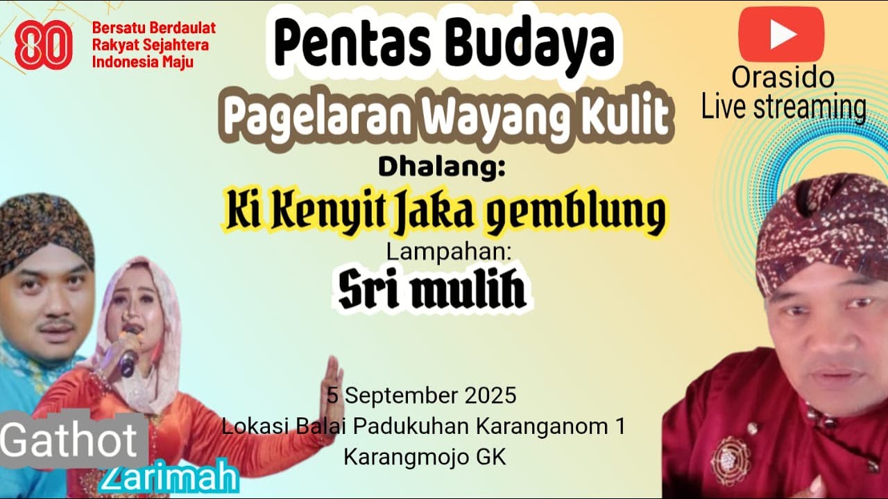 PAGELARAN WAYANG KULIT DHALANG KI KENYIT JAKA GEMBLUNG - YouTube