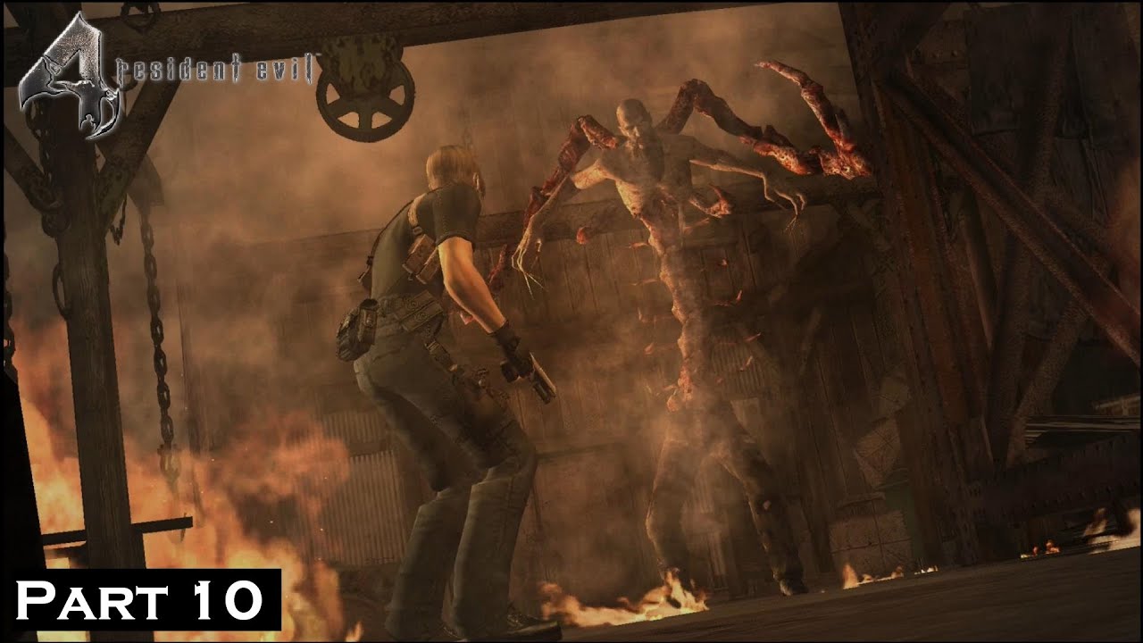 Resident Evil 4 Part 10- The Human Centipede! - YouTube