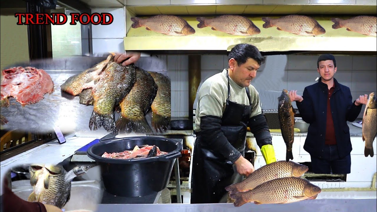120-150 kg of the most delicious "Carp FISH" are cooked per day ...