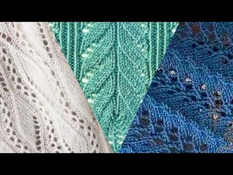 Вязание спицами: 🔎8🔍 оригинальные узоры для вязания. Knitting: original ...