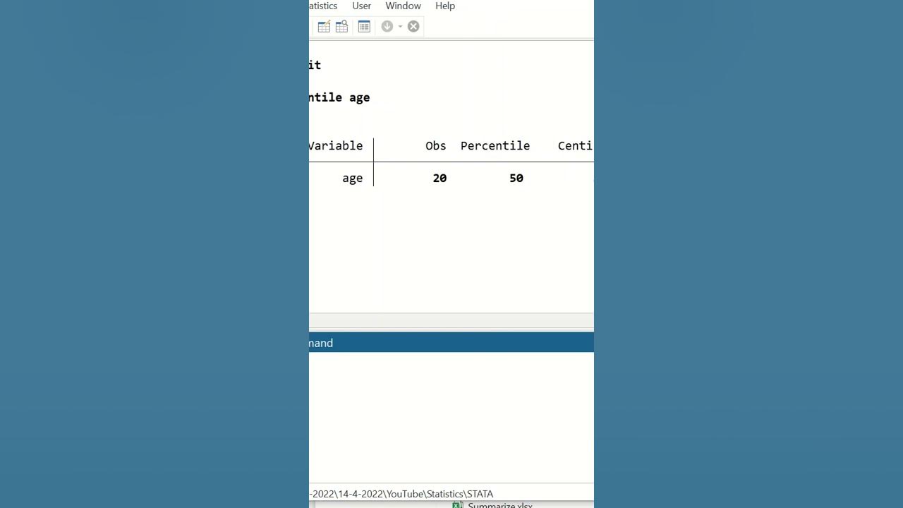 Calculate Median In Stata Shorts Youtube
