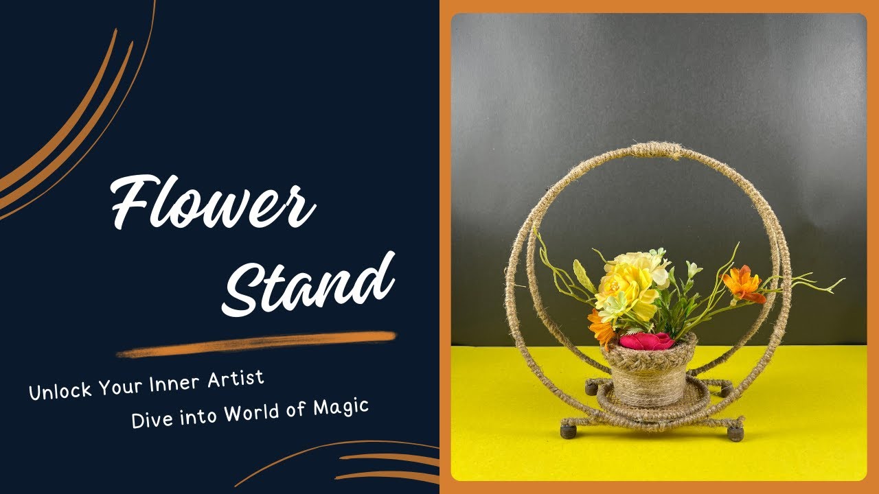 🌸 DIY Flower Stand: Elegant & Easy Craft Project! 🌸 | @CraftsBeat - YouTube