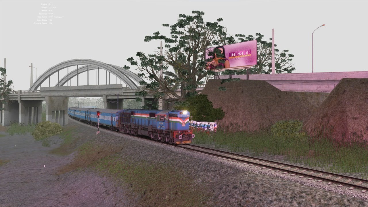 16302 Venad Express Southern Railway V1 INDIAN TRAIN SIMULATOR 16302-venad-express-southern-railway-v1-indian-train-simulator