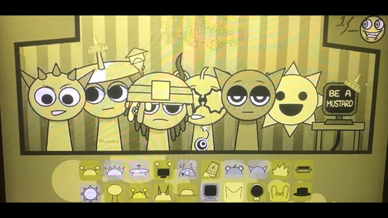 Be a mustard - Sprunki Mustard Mod - YouTube