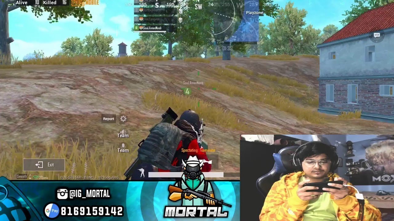 MORTAL IS LIVE PUBG LIVE Dynamo Gaming Live | MORTAL GAMING | RON ...