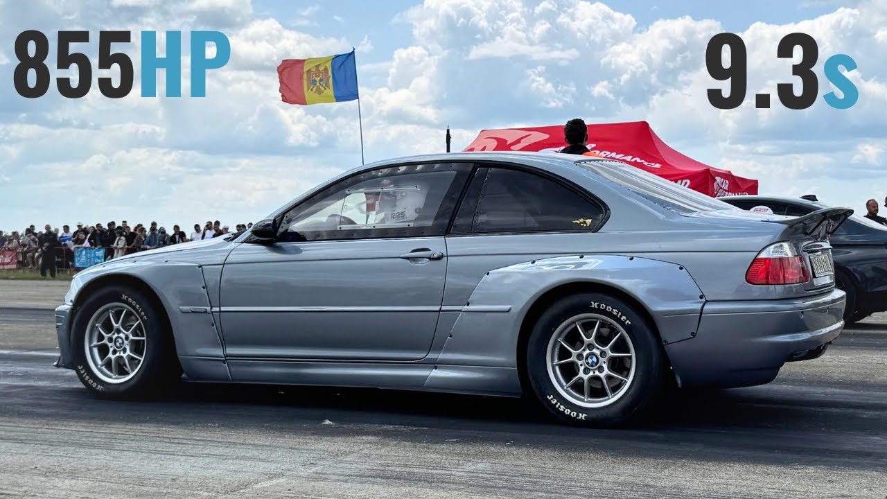 BMW E46 Diesel AWD - Record 9.3s - YouTube