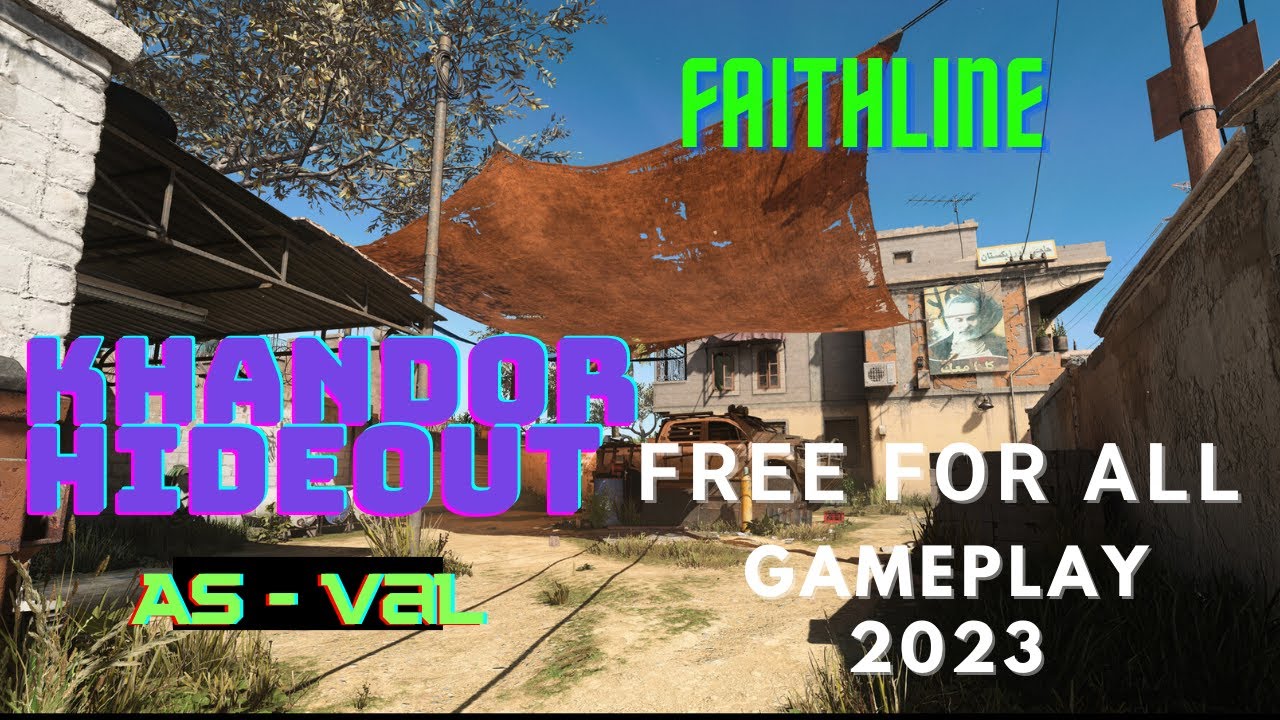 Call of Duty - Modern Warfare - Free For All - AS - VAL Obsidian Camo ...