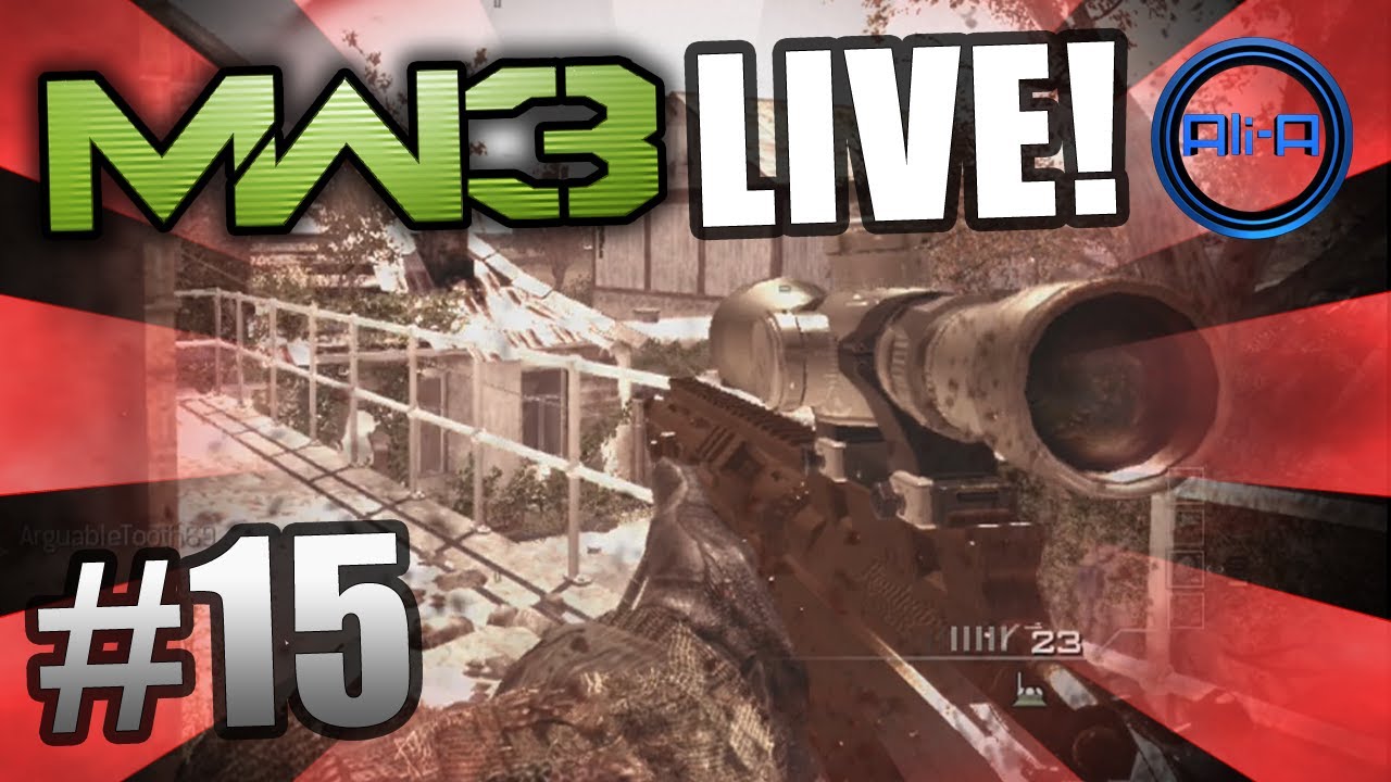 "WHY DO YOU WANT ME?" - MW3 LIVE #15 w/ Ali-A - (Modern Warfare 3 ...
