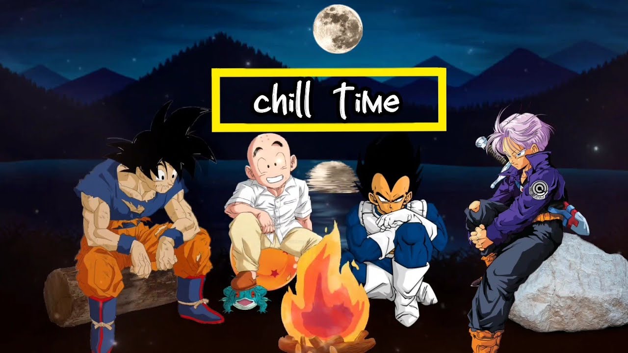 goku and friends chilling at nigth 1 hour lo fi beat - YouTube
