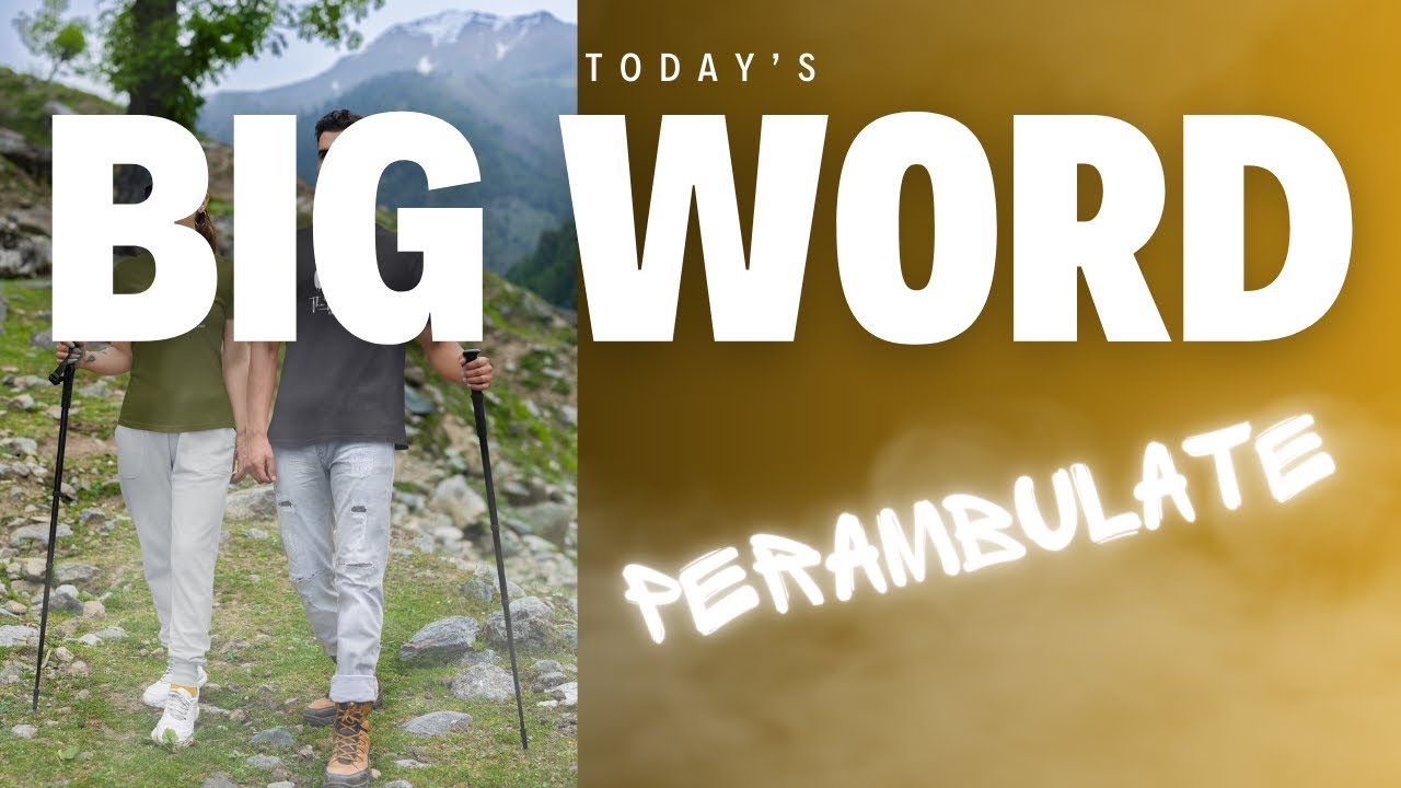 What does Perambulate Mean? - YouTube