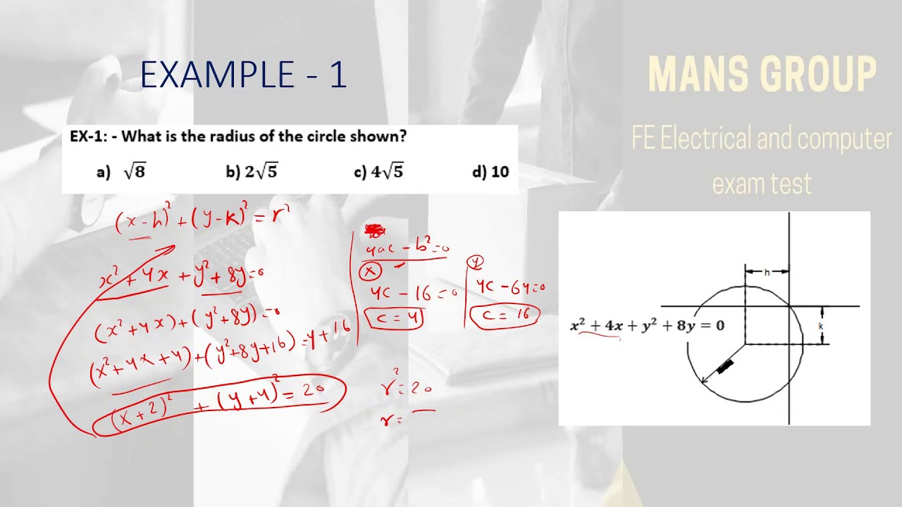 FE ELECTRICAL AND COMPUTER - Mathematics - Conic sections - YouTube