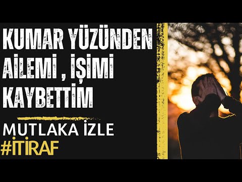 Kumar bağımlılığım yüzünden , Ailemi , işimi KAYBETTİM !