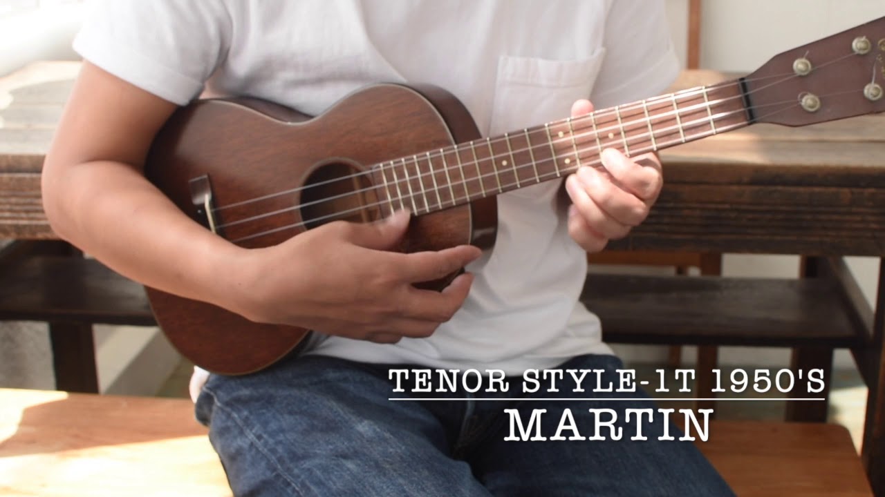 Martin Tenor Style-1T 1950's - YouTube