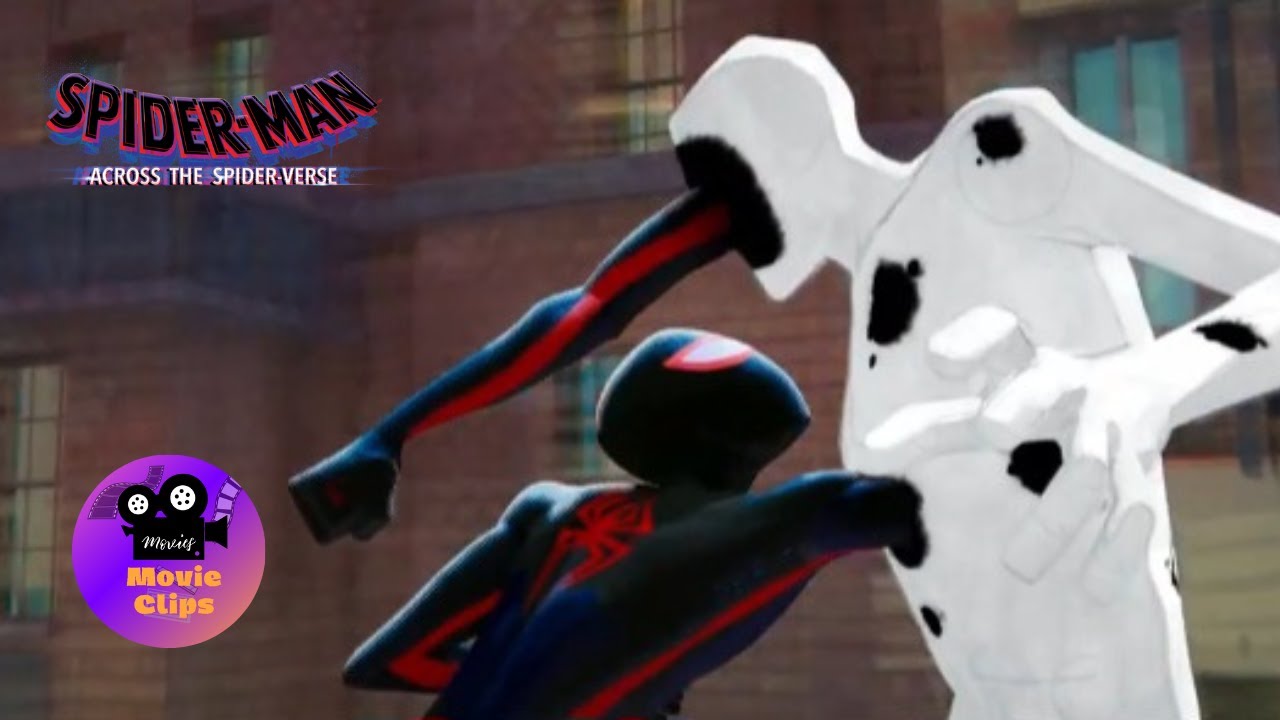 Spider-Man Across The Spider-Verse (2023) - The Spot VS. Miles Morales ...