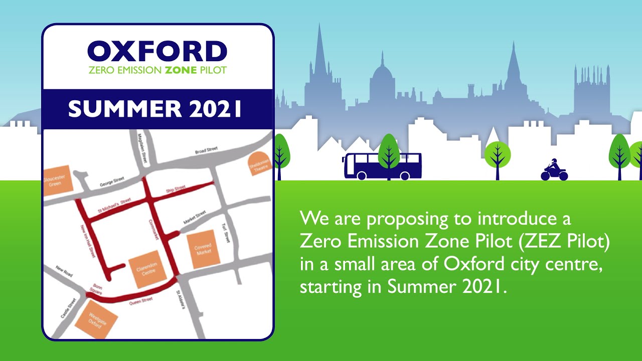 Oxford Zero Emission Zone proposals: November 2020 - YouTube