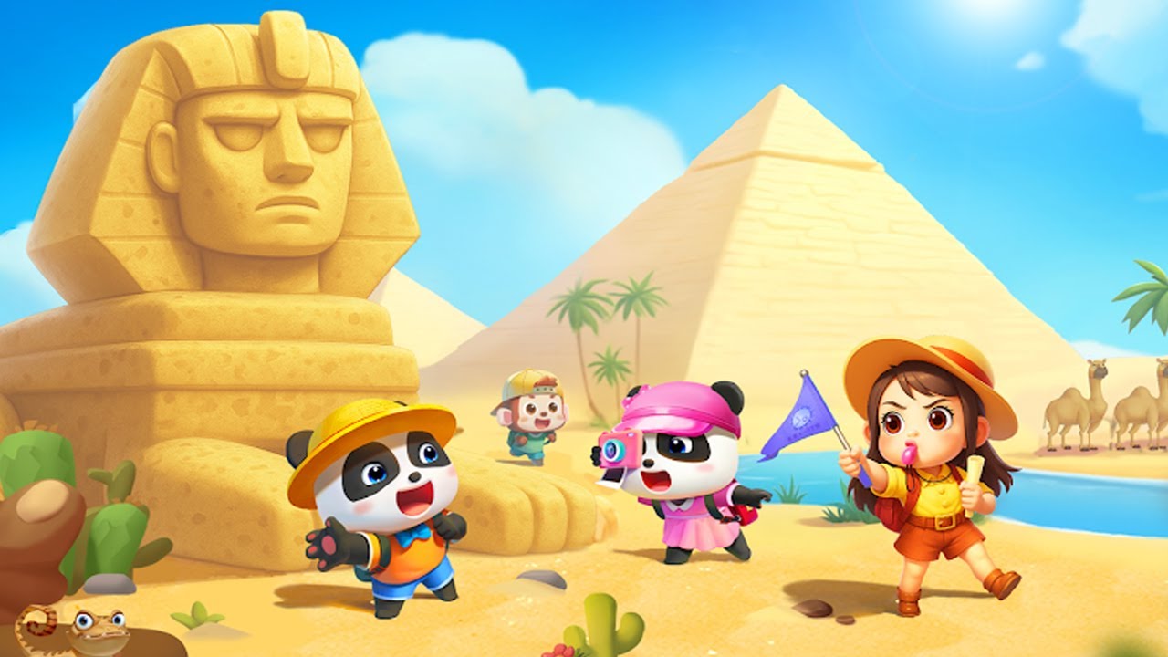 Baby Panda Airport #3 - Let's Go on a Pyramid Adventure! - Useful ...