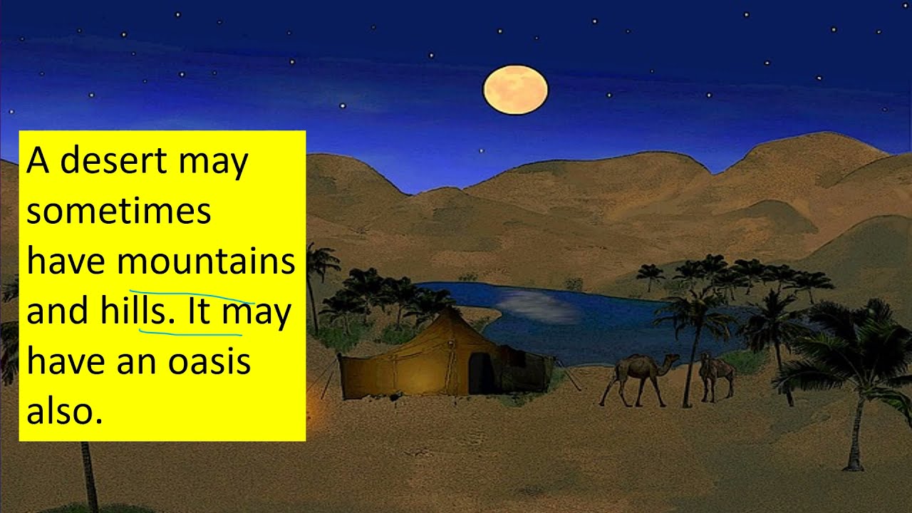 The Desert Class 7 Summary Explanation YouTube The Desert Class 7 Summary Explanation YouTube