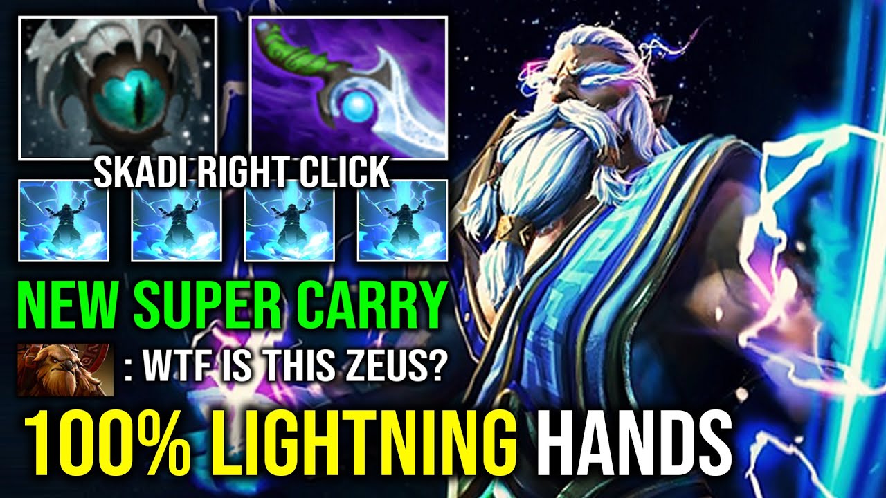 WTF 100% Hybrid Skadi Right Click Unlimited Lightning Hands Max Speed ...