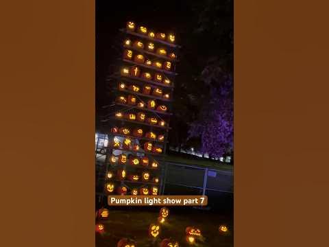 Halloween Pumpkin light show part 7 - YouTube