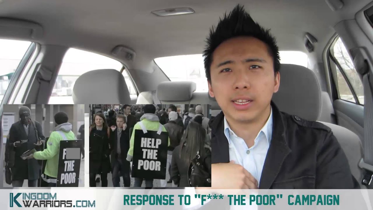Response to "F*** the Poor" Campaign - YouTube