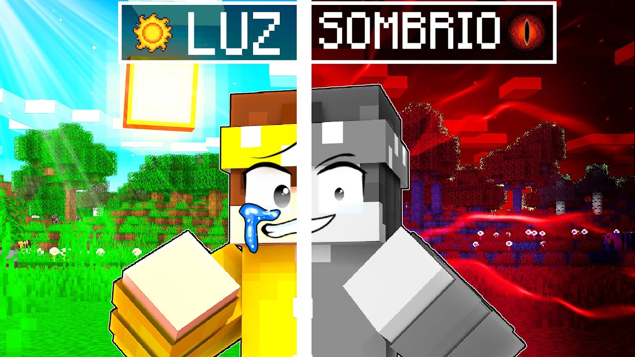 ALEX MONTE METADE SOMBRA e METADE LUZ no Minecraft! ‹ Alex › - YouTube