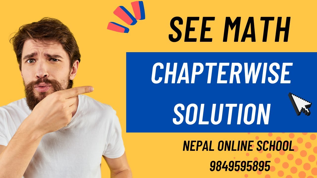 SEE Math Chapter Wise Old Question Solution | SEE Math Important ...