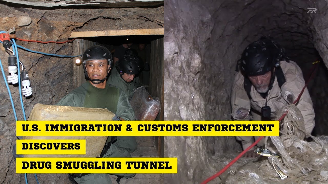 US Immigration & Customs Enforment discovers Underground Drug Tunnel In ...