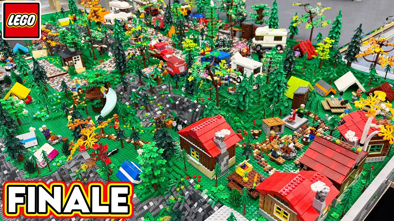 LEGO City Campground FINALE! 20x Detailed Campsites! - YouTube