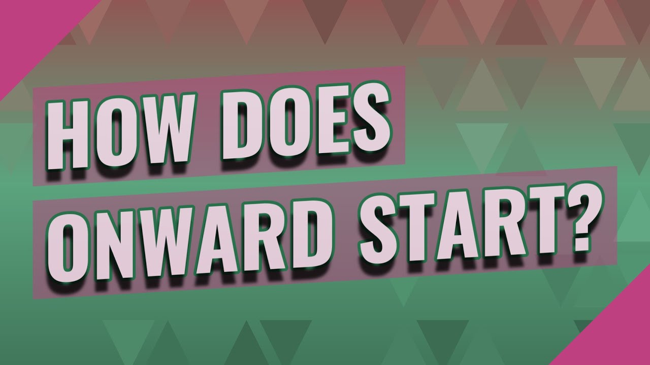 How does onward start? - YouTube