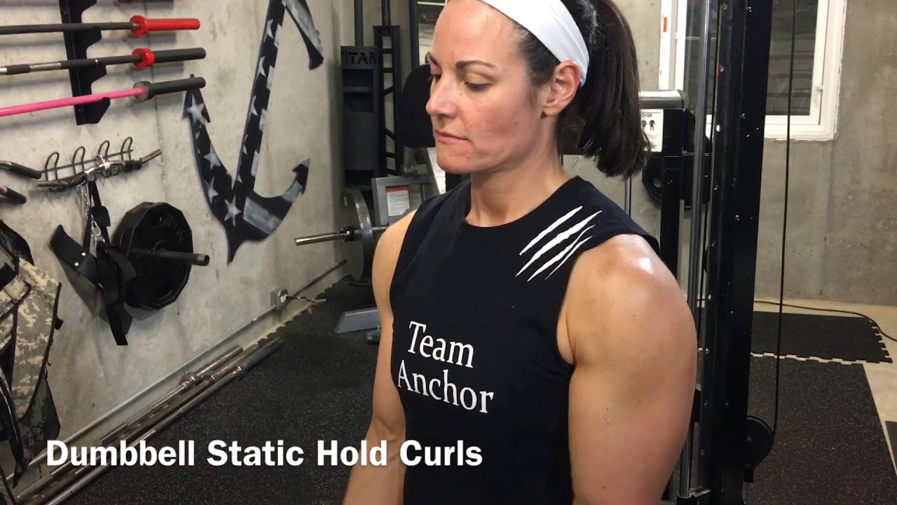 Dumbbell Static 90° Hold Curls - YouTube
