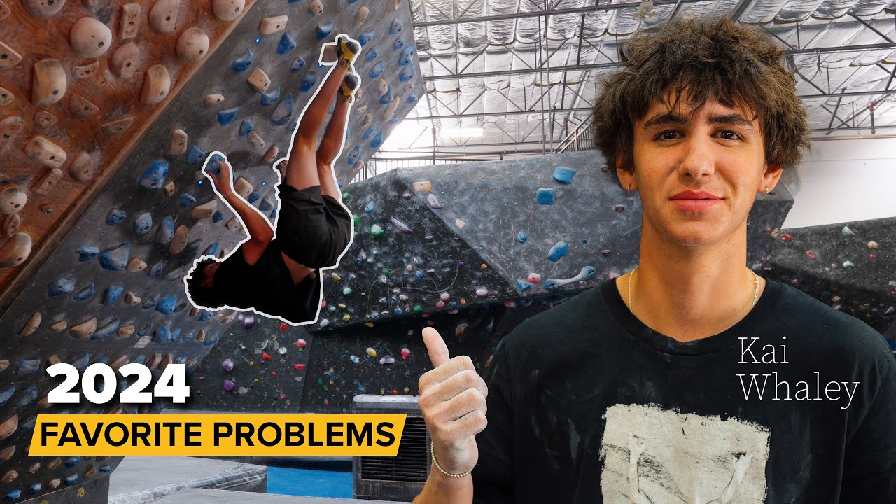 Kai Whaley's Favorite 2024 Moon Board Problems - YouTube