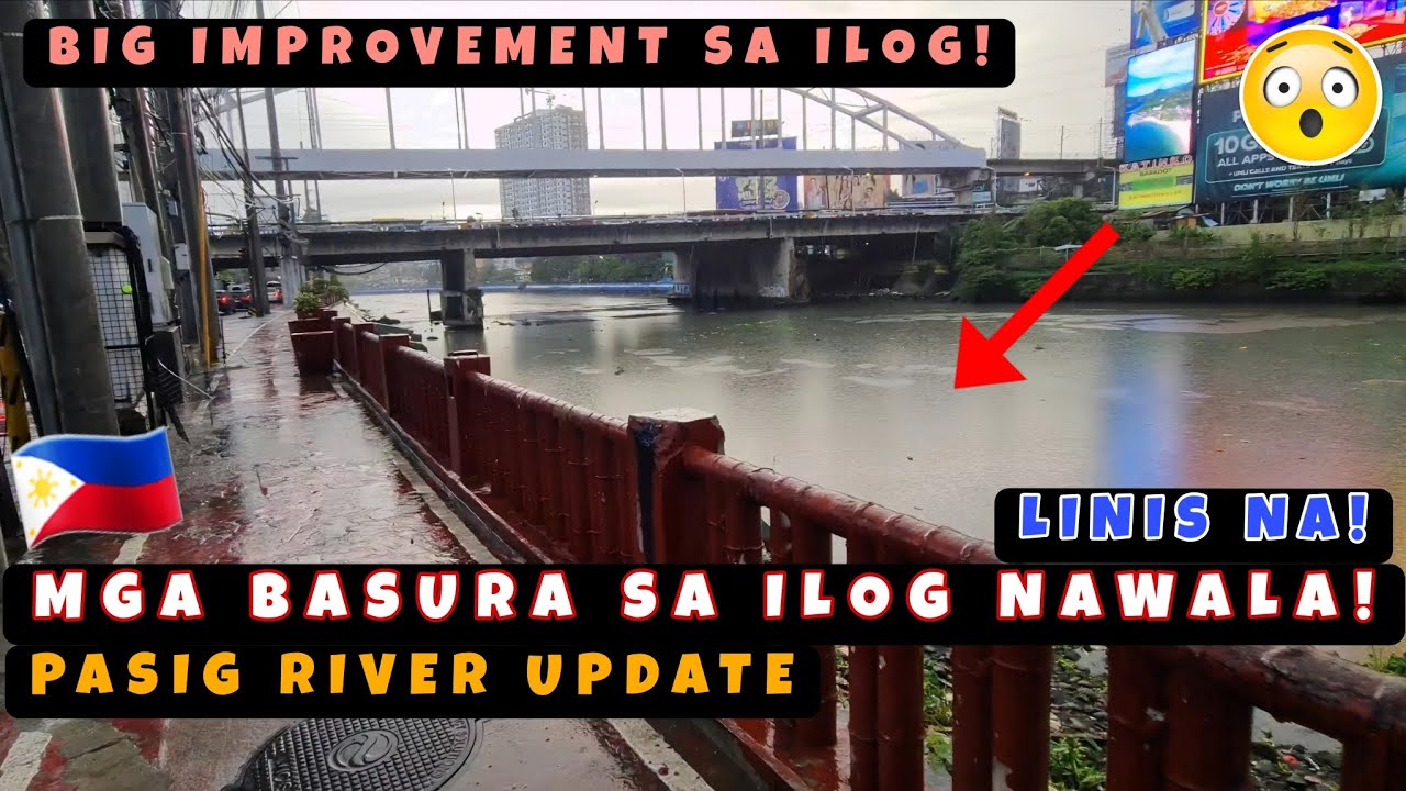 Mga Basura sa Ilog Pasig Komukonti na! Nawala na ang kumpol ng mga ...