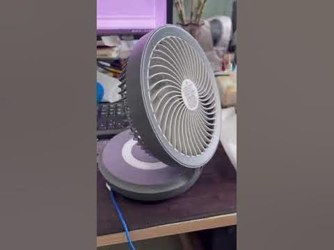 Edon E808 Wireless Suspended Air Circulation Fan USB Rechargeable Folding Electric Fan Night ...