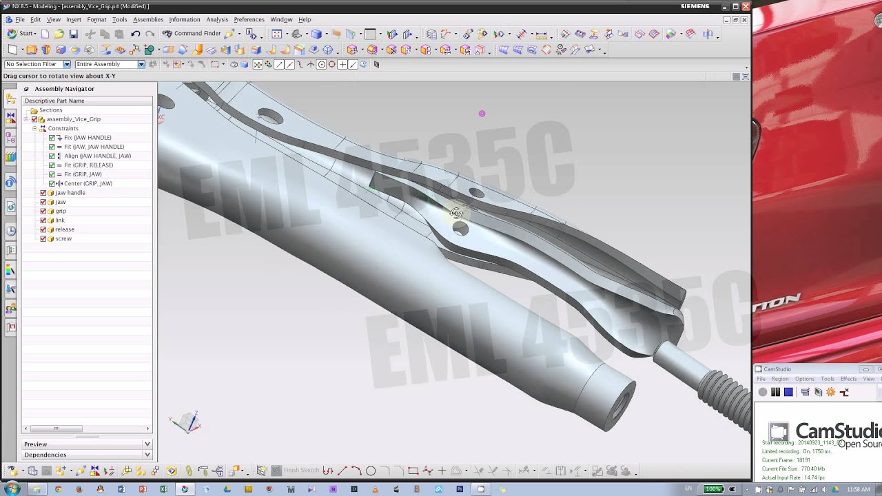 Vice Grip Project 4: Assembly & Drafting - YouTube