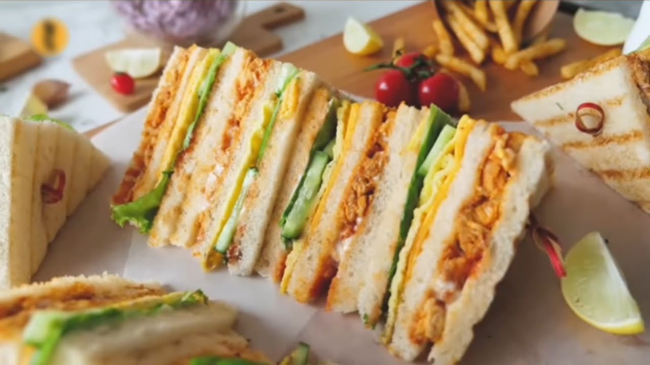 We Made Chicken Tikka Club Sandwiches | chicken sandwich recipe ...