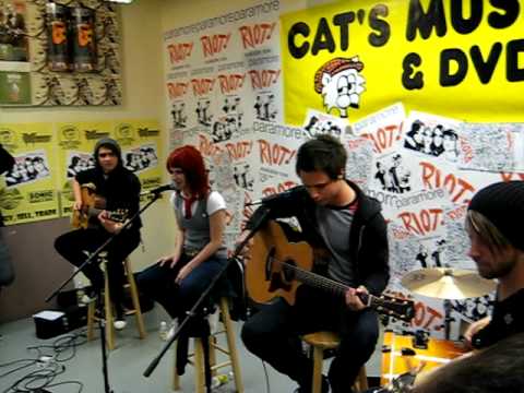 Paramore - Cat's Music - Misery Business (Acoustic) - YouTube