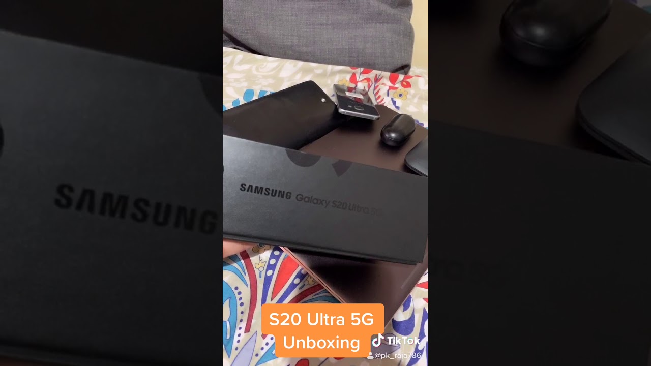 Samsung S20 Ultra 5U unboxing - YouTube