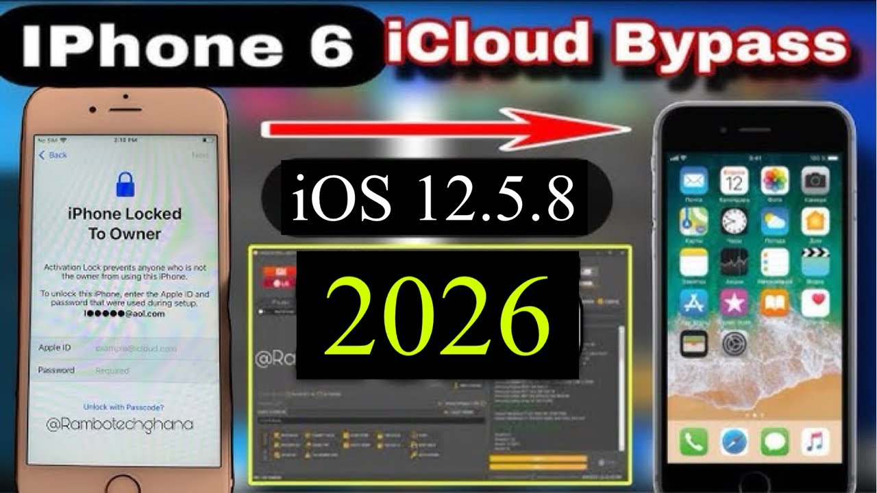 iphone 6 icloud bypass ios 12.5.8 | How to Unlock iphone 6 | iphone ...
