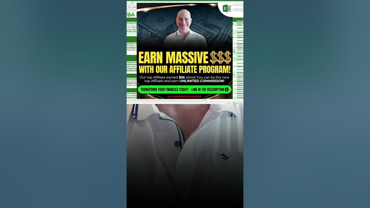 Mastering VBA Error Handling A Cheat Sheet for Effective Excel Automation - YouTube