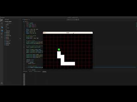 Snake in Python and PyGame - YouTube