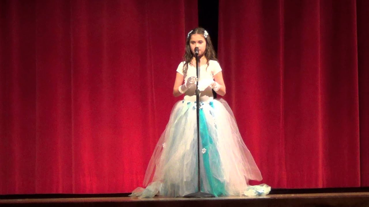 Madelyn sings at the CVIS Talent Show - 2/8/14 - YouTube