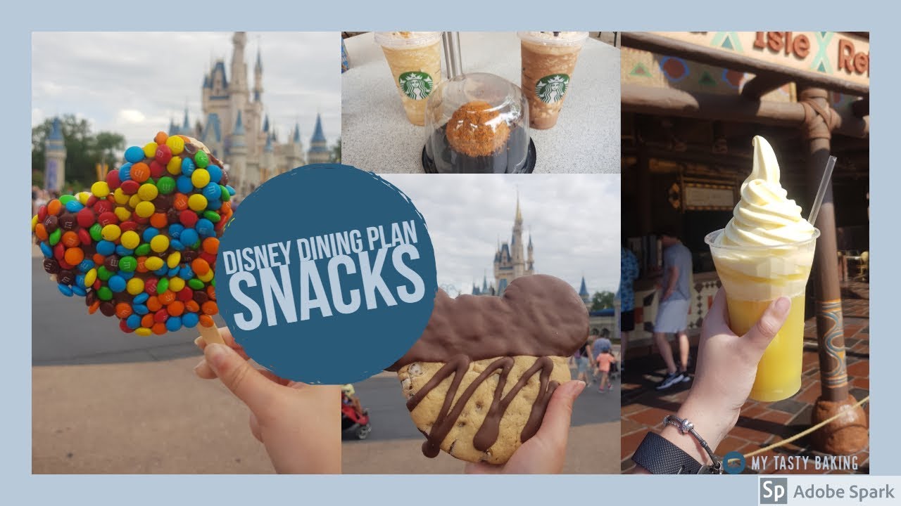 All of the Snacks we ate at Walt Disney World - Disney Dining Plan ...