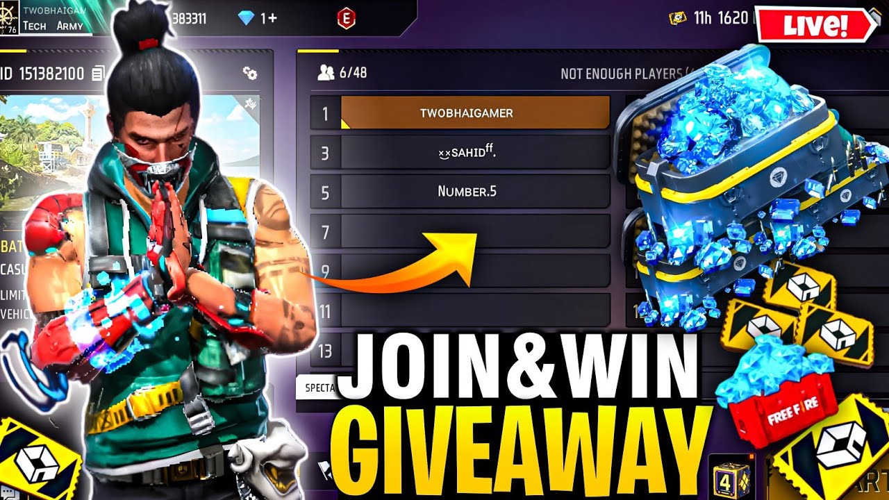 🔴DAY 1 FREE FIRE LIVE GIVEAWAY CUSTOM ROOM!! REEDEM CODE GIVEAWAY !! #shortslive #shorts # ...
