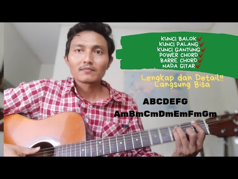 1. BELAJAR GITAR | Kunci Balok, Power Chord, Kunci Gantung, Kunci ...