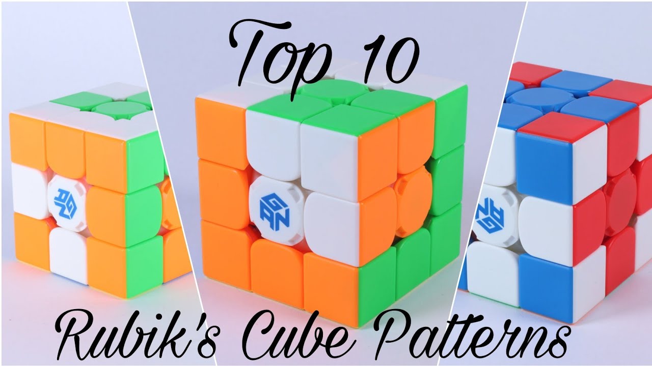 Top 10 Rubik's cube Patterns - YouTube